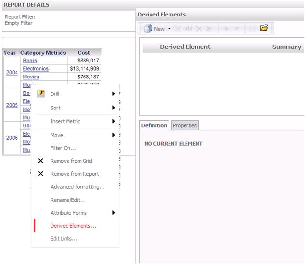 KB41157: Derived elements can be defined on the data template in ...