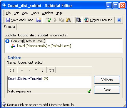 In MicroStrategy, how to create a report that will dynamically show the ...