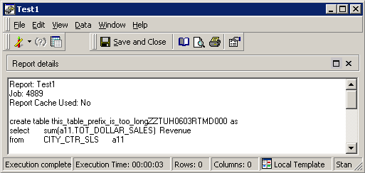 Kb20671 Ora 00972 Identifier Is Too Long Error Appears When Executing A Report Against An