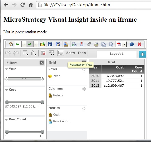 KB43680: When Visual Insight is run inside of an iframe, enabling ...