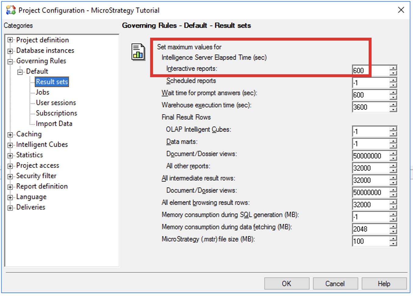 Kb486020 “the Job Execution Time Limit Set In Microstrategy Intelligence Server Has Been