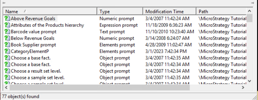How to search for all freeform SQL reports which contains text prompt