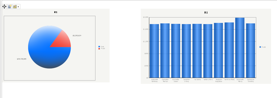 KB203366: How to use metrics as selector in a pie chart in Report ...