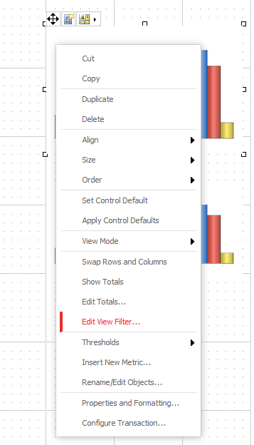 KB203366: How to use metrics as selector in a pie chart in Report ...