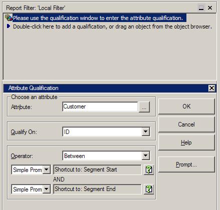 KB17093: How to use segmentation prompts in MicroStrategy Narrowcast Server 9.x to create ...