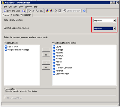 KB323075: Changes made to the total subtotal function and dynamic aggregation function for a ...
