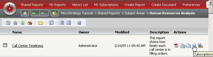 KB20713: How to create subscriptions in MicroStrategy Distribution Services