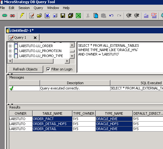 KB258355: MicroStrategy support for Oracle Big Data SQL in ...