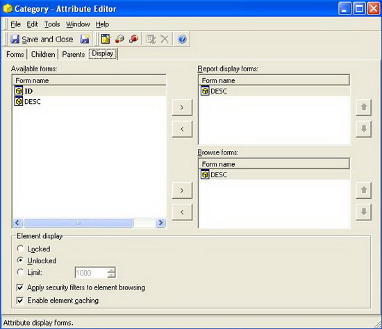 KB31919: How to set the selector to only show particular attribute ...