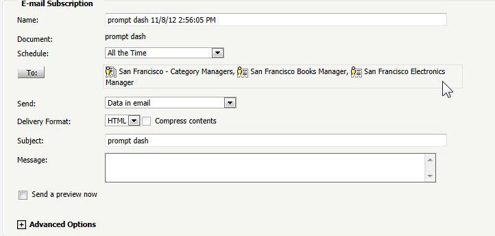KB42230: How to create and send personalized subscriptions of the same ...