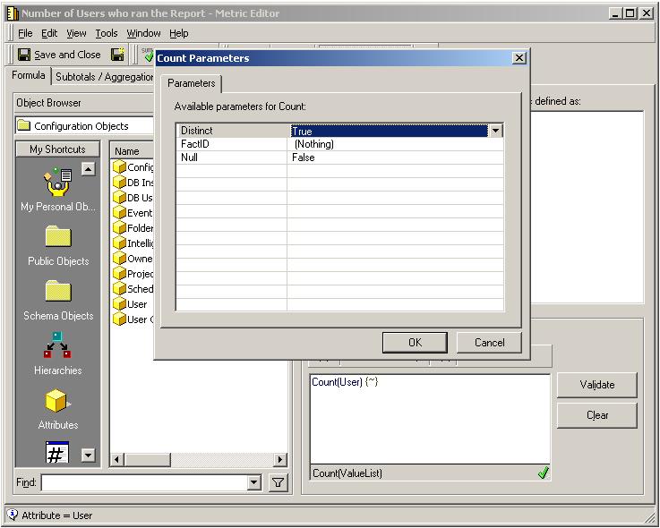 KB16855: How to create a metric in MicroStrategy Enterprise Manager to ...