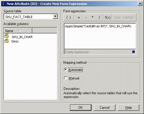 KB9796: How to convert a CHAR to an INTEGER in MicroStrategy for SQL Server