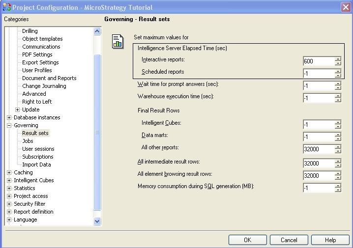 KB18269: 'The job execution time limit set in MicroStrategy Intelligence Server has been ...