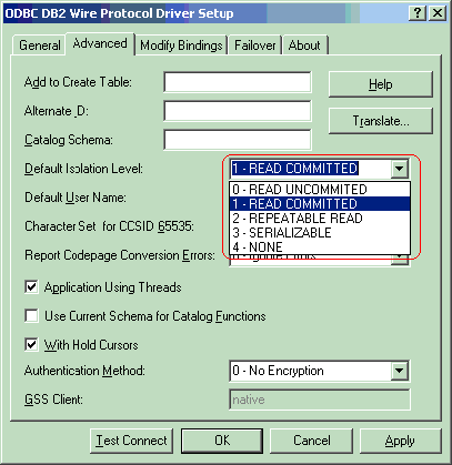 KB20417: How do the Isolation Level options for the MicroStrategy ODBC ...