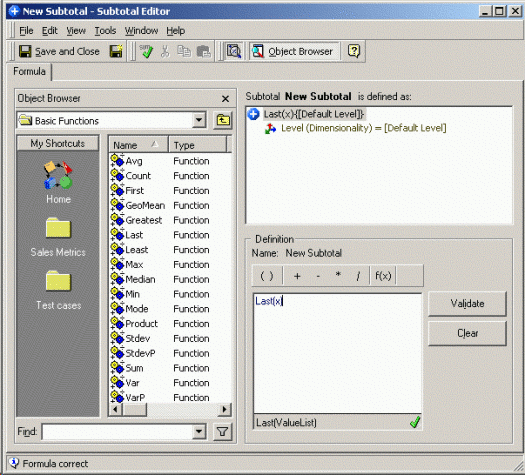 KB15843: What is the function of the ‘Total subtotal function’ and ‘Dynamic aggregation function ...