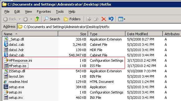 KB34716: How to perform a silent installation of Hotfixes for ...
