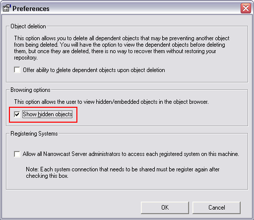 KB31452: How to display a project's hidden folders in MicroStrategy Narrowcast 9.x - 10.x