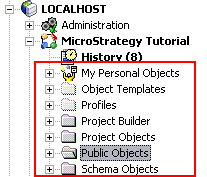 KB31452: How to display a project's hidden folders in MicroStrategy Narrowcast 9.x - 10.x
