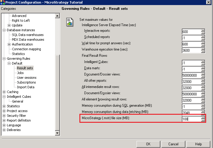 KB484155: How to check if and why an mstr file contains live connection data