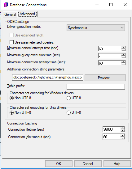 KB484131: How to connect to Ali MaxCompute