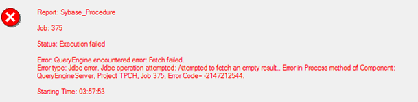 Kb484139 Attempted To Fetch An Empty Result Error Appears When Executing A Ffsql Report