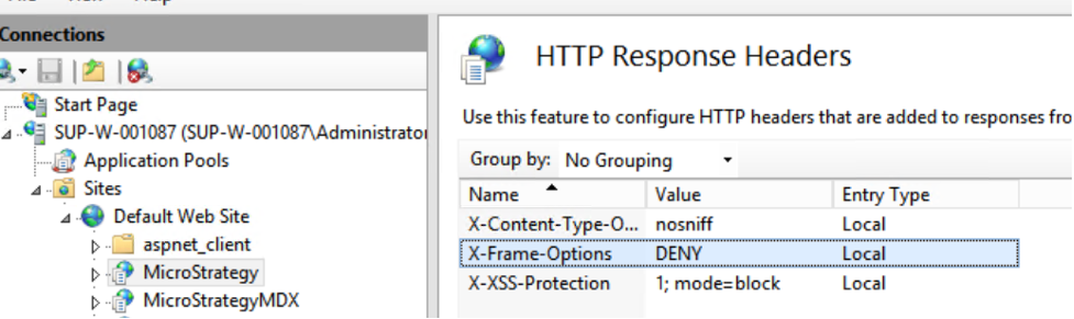 KB484848: Missing or permissive X-Frame-Options HTTP response header reported when doing a ...