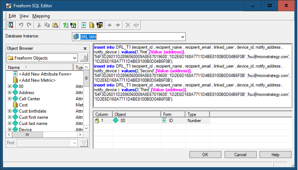 Kb483609 Freeform Sql That Contains Text Prompt Parameterized Vs Non Parameterized