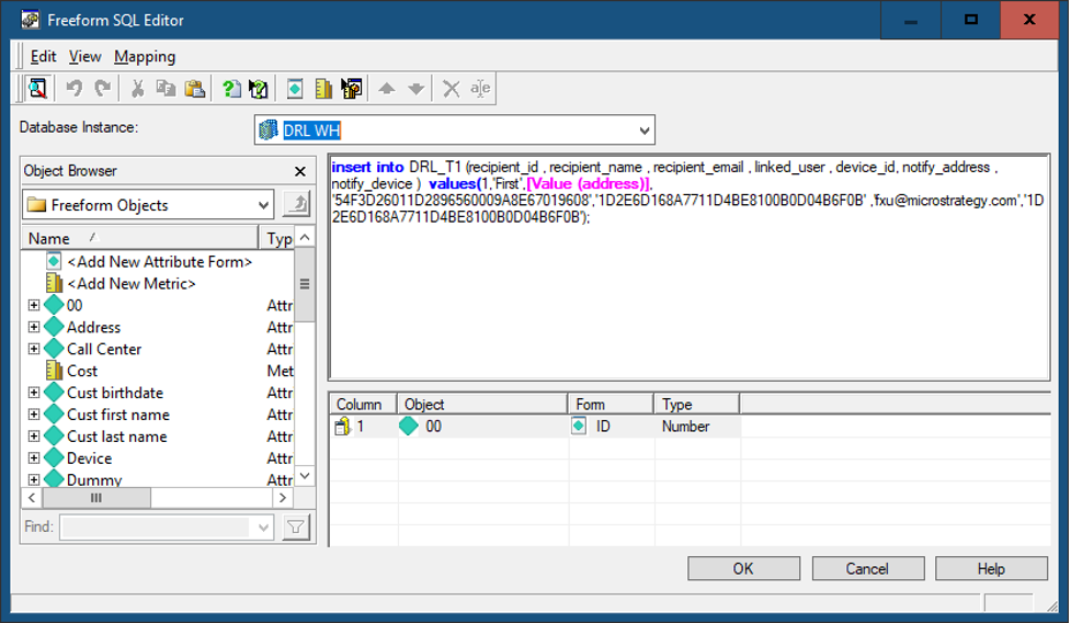 Kb483609 Freeform Sql That Contains Text Prompt Parameterized Vs Non Parameterized