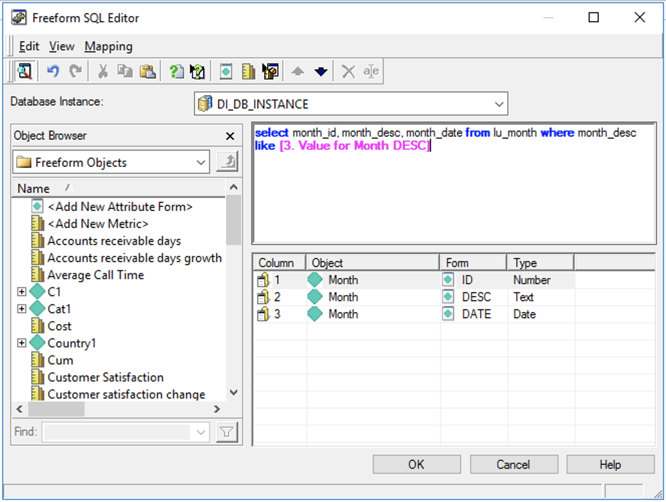 KB483609: FreeForm SQL that contains text Prompt: Parameterized vs non ...