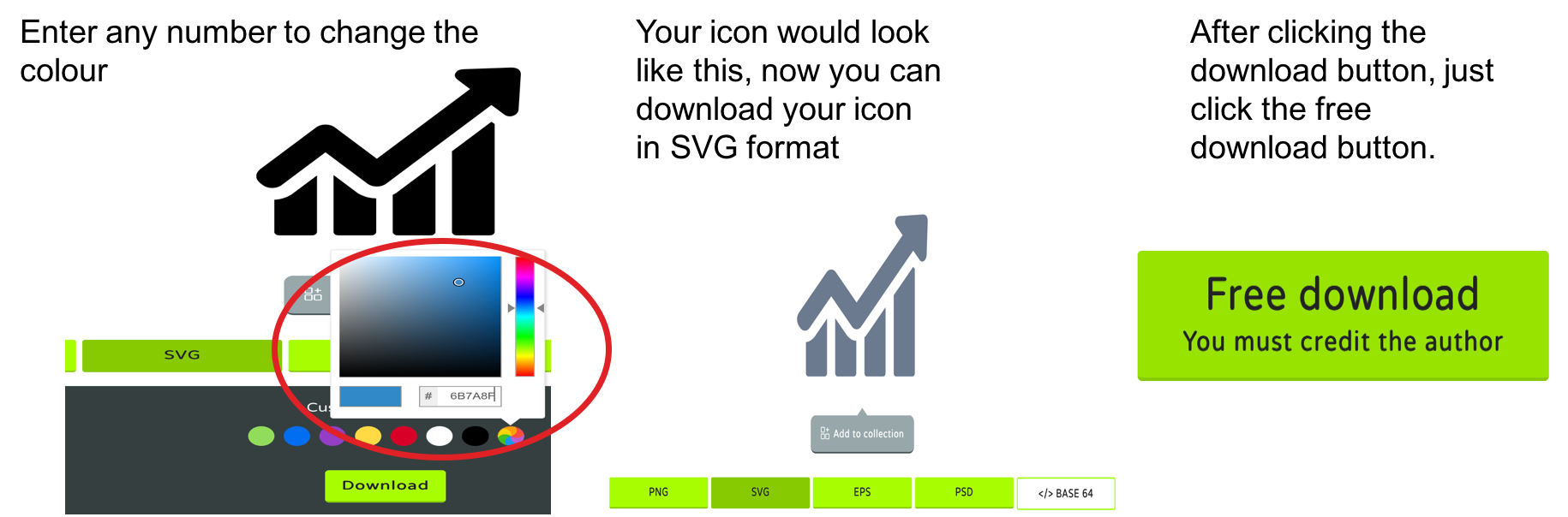 How to design icons for free