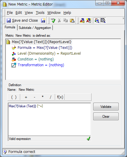 KB237469: How to define a Metric using text based value prompt in ...