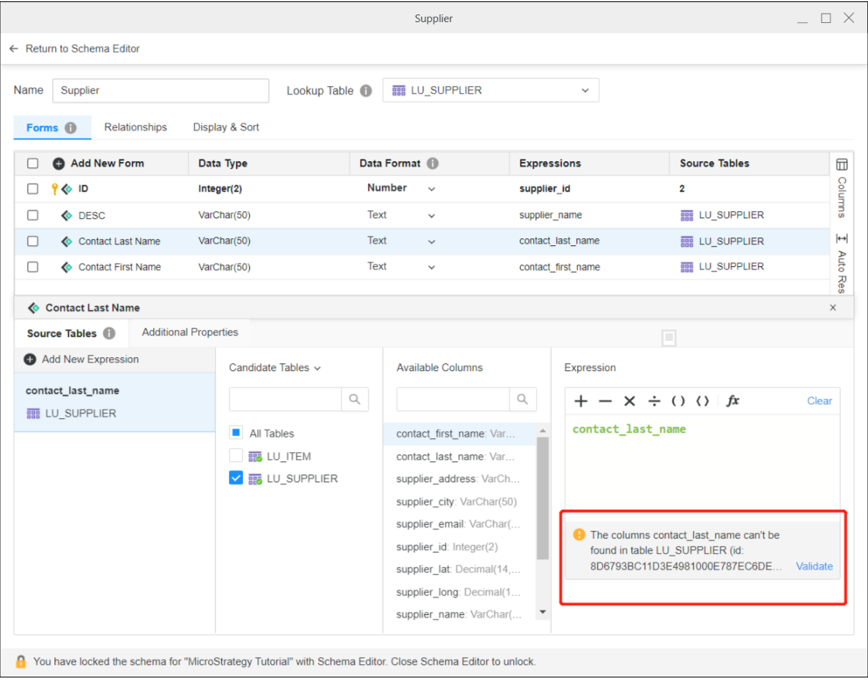 Kb486165 The Columns Abc Cant Be Found In Table Xyz Error Appears When Validating An