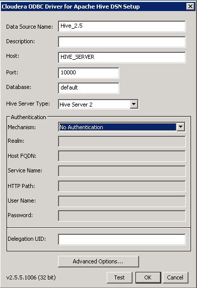 KB46929: In MicroStrategy Analytics Enterprise 9.4.1, how to establish connectivity to Hive ...