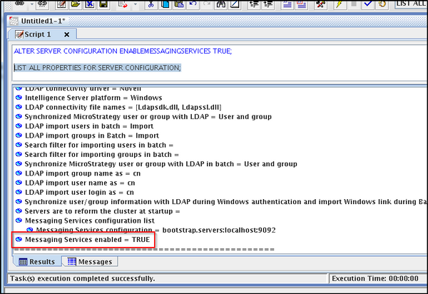 KB328864: How to enable and disable MicroStrategy Messaging Services (Kafka) logging for the ...