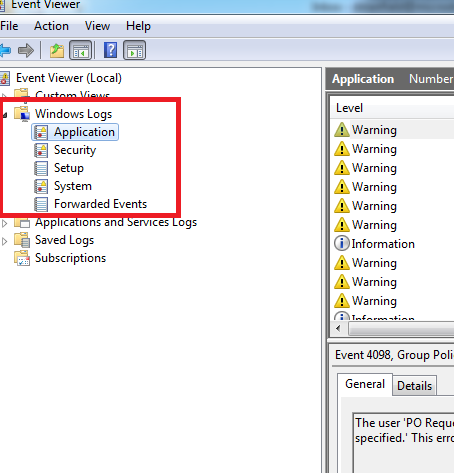 KB268775: How to send Microsoft Windows Event Logs to MicroStrategy Technical Support for ...