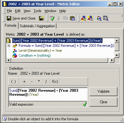 KB10149: How to perform outer join using the "Nested Aggregation Outer Join" VLDB properties in ...