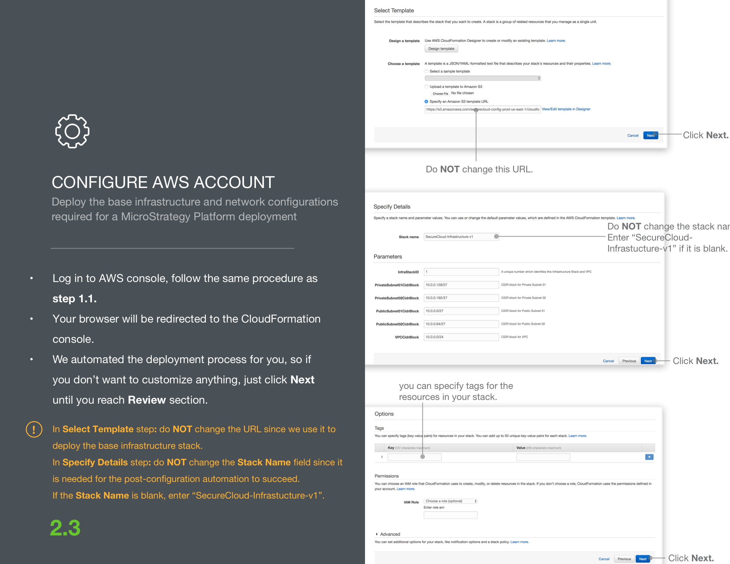 MicroStrategy on AWS Quick Start