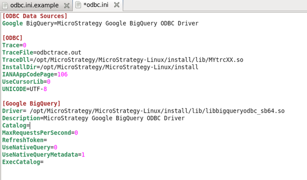 KB299902: How to configure the MicroStrategy Google BigQuery ODBC ...