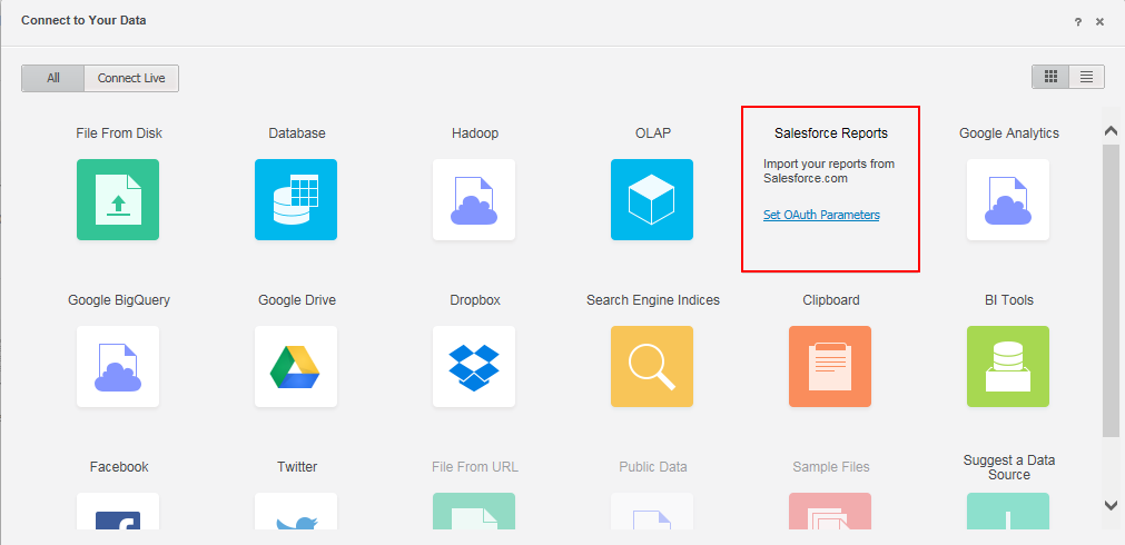 KB248845: How to import data from the Salesforce Reports data connector ...
