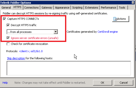 KB20047: How to Use Fiddler When Using HTTPS Secure TCP Connection with ...