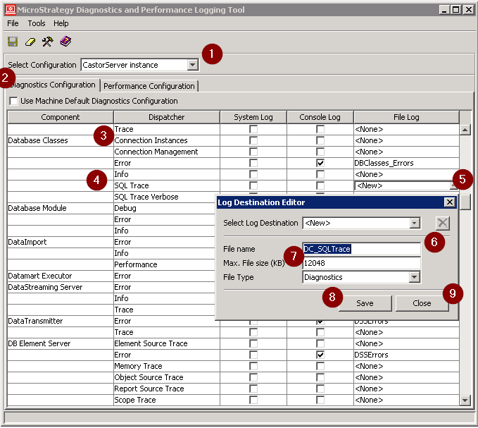 KB13189: How to trace the SQL generated by MicroStrategy Engine