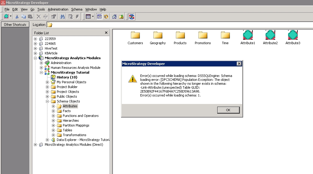 Kb440195 After Creating An Attribute Unable To Update Schema With Error Message The Object