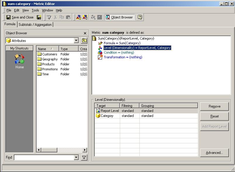 KB15612: How to create an adaptive metric that will choose different metrics for calculation ...