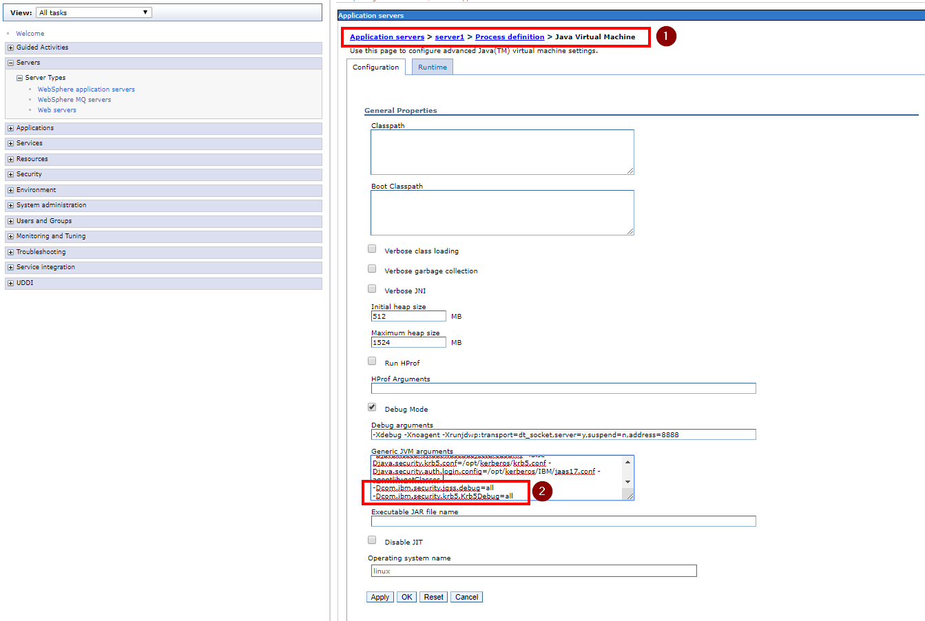 KB441555: How to enable additional Kerberos debug traces for WebSphere running on IBM JDK