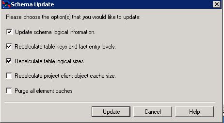 KB12508: What are the operations performed by the Update Schema process in MicroStrategy ...