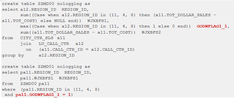KB204258: SQL Global Optimization "Level 4: Level 2 + Merge All Passes with Different WHERE ...
