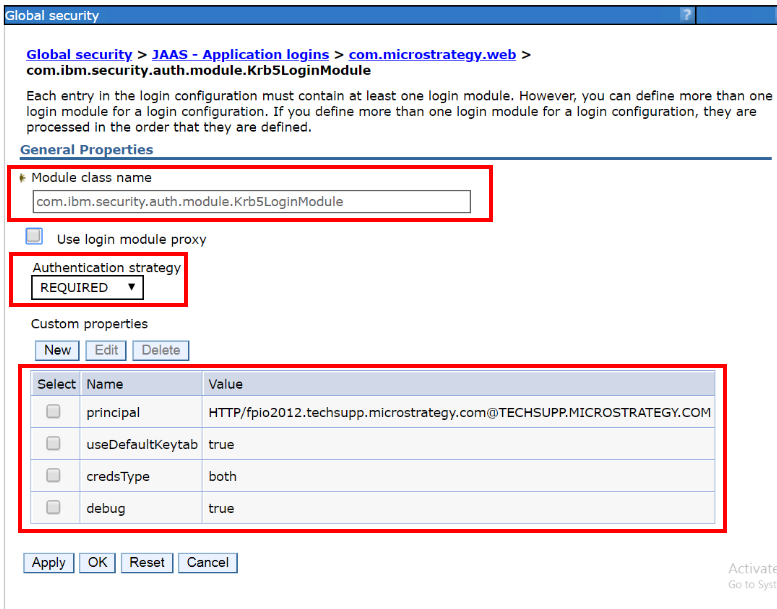 Kb441681 How To Set Java Authentication And Authorization Service Jaas Properties On