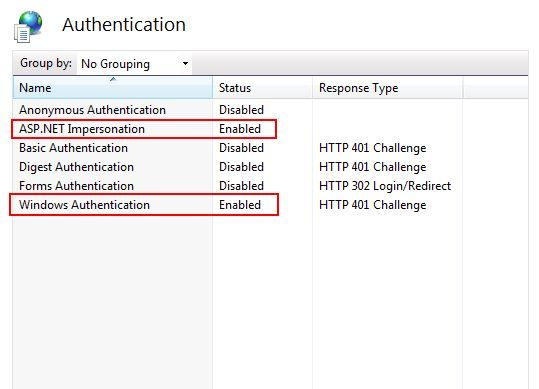 KB205622: How to setup Windows Authentication with Microsoft IIS 7.x for MicroStrategy Web ...