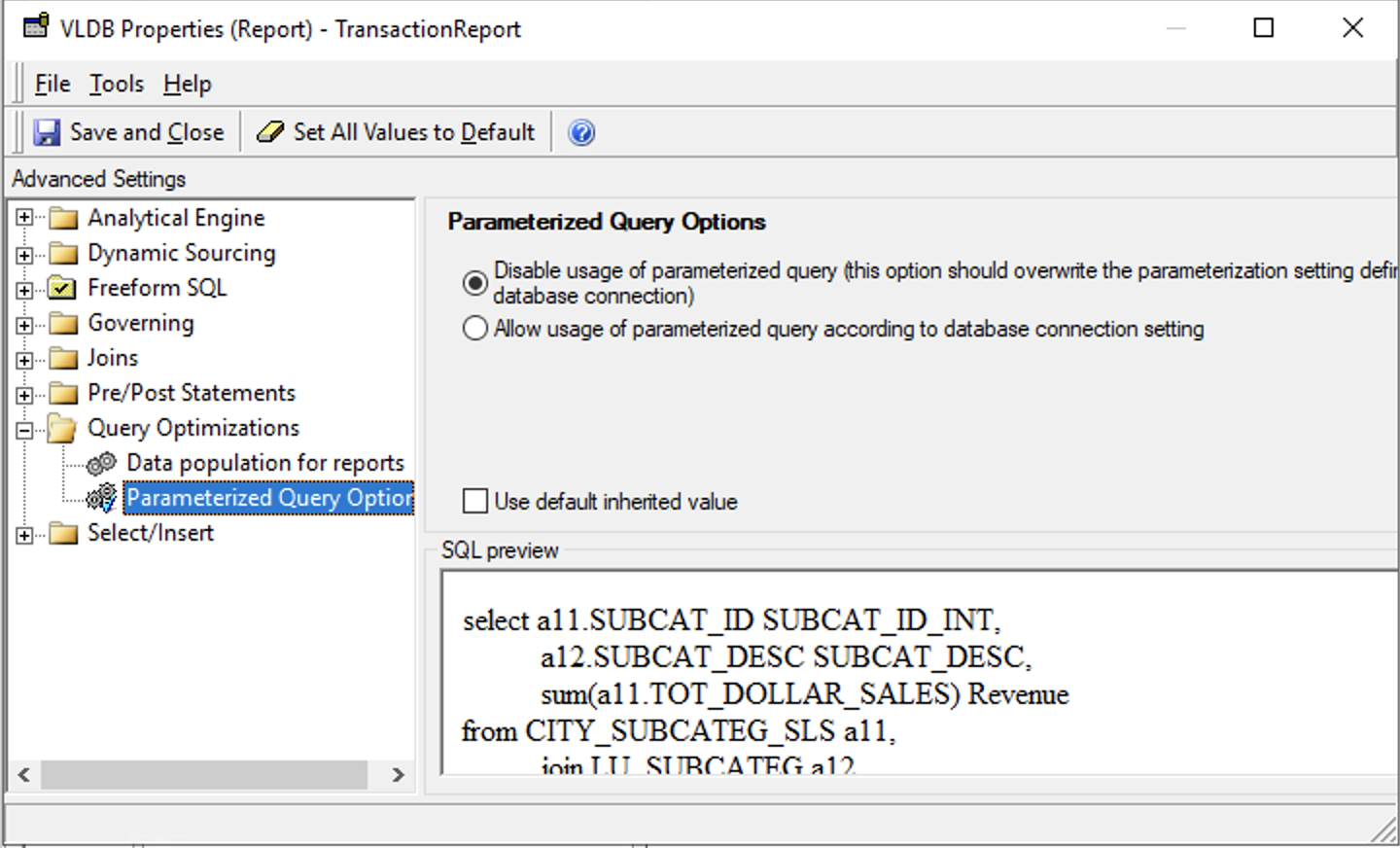 Transaction report with multiple statements failed with error "Execute Parameterized Query failed"
