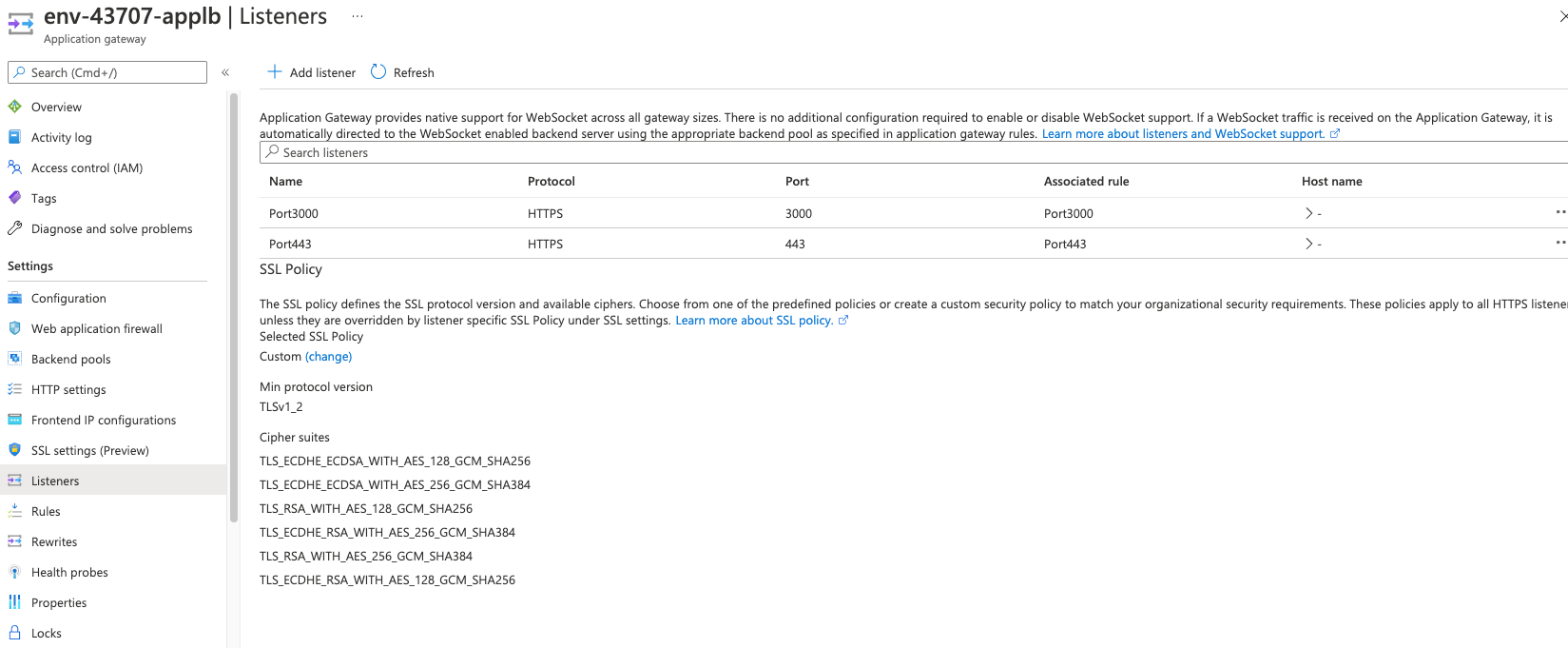 KB485370 : Update SSL certificate for a MCP Azure environment - Application Gateway V2/WAF2